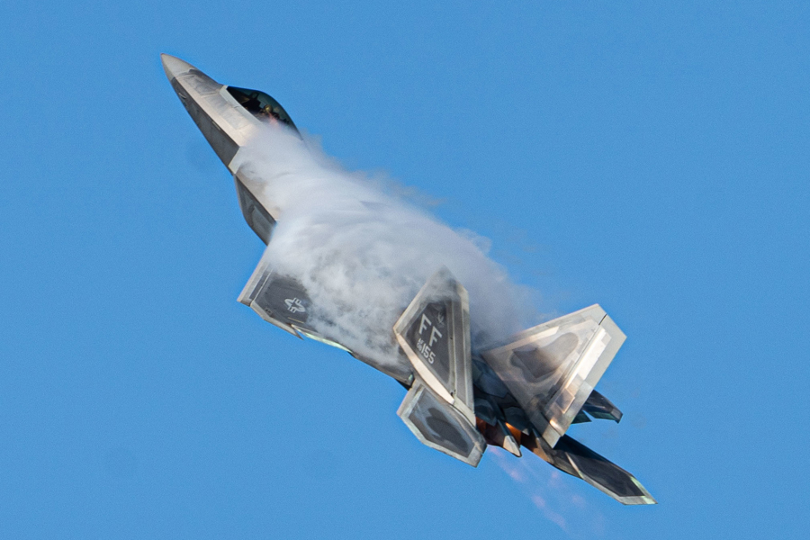 F 22 Safely Shoots Down Chinese Spy Balloon Off South Carolina Coast